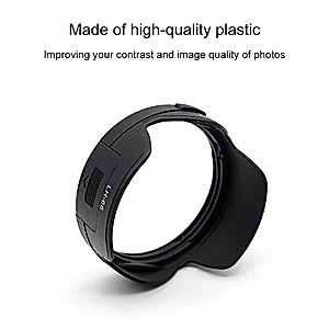 LH-66 Camera Mount Lens Hood Compatible with Olympus M. ZUIKO ED 12-40mm F2.8 Lens DSLR Lens Hood