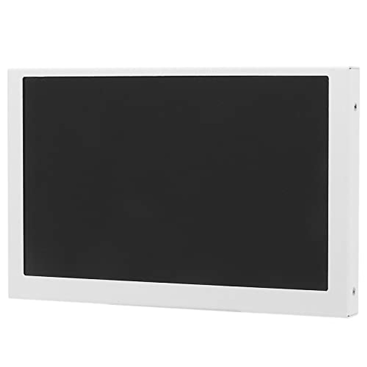 soobu Display Screen, Multithemed 5-inch ABS Monitor, Simple Connection Brightness, Seamless Adjustment for Mini Chassis (White)
