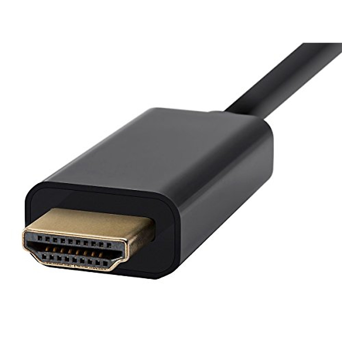 Monoprice Mini DisplayPort 1.2a to HDTV Cable - 6 Feet - Black | Supports Up to 4K Resolution And 3D Video - Select Series