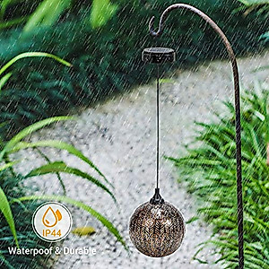 4 Pack Solar Lanterns Outdoor Waterproof Decorations for Patio Garden Decor