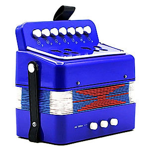 ERINGOGO Accordion Children Musical Ensemble Instrument Piano Toy Kids Noise Maker Kids Musical Instrument Toddler Toys Musical Toys Music Toys Small Student Play Engineering Plastics