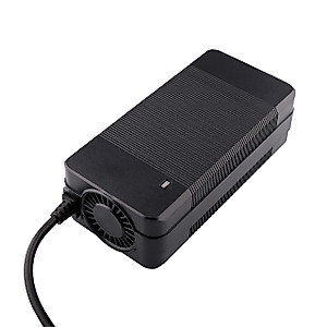 54.6V Adapter Charger 13S 48V DC/XLR/RCA Connector Jack for 48V 10Ah 12Ah 15Ah 20Ah Battery Pack Charger (54.6V 3A RCA100 Plug)