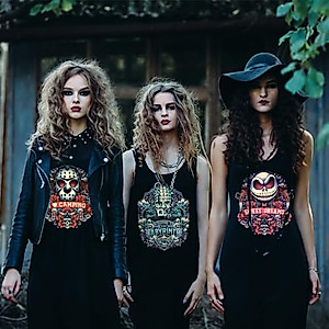 AnyDesign 15 Sheet Halloween Heat Transfer Vinyl Stickers Horror Movie Characters Iron on Vinyl HTV Patches Halloween Friends Iron on Transfer Stickers for Scary Movie Lovers Fabric T-Shirts DIY Craft