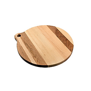 Labell Boards 12-Inch Round Maple Cutting Board, 12x0.75'', L12000