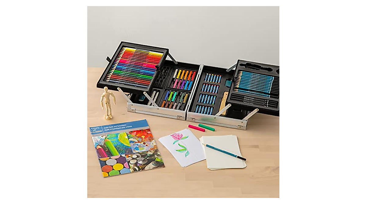 126-Piece Drawing Art Set for Artists | Artist's Loft