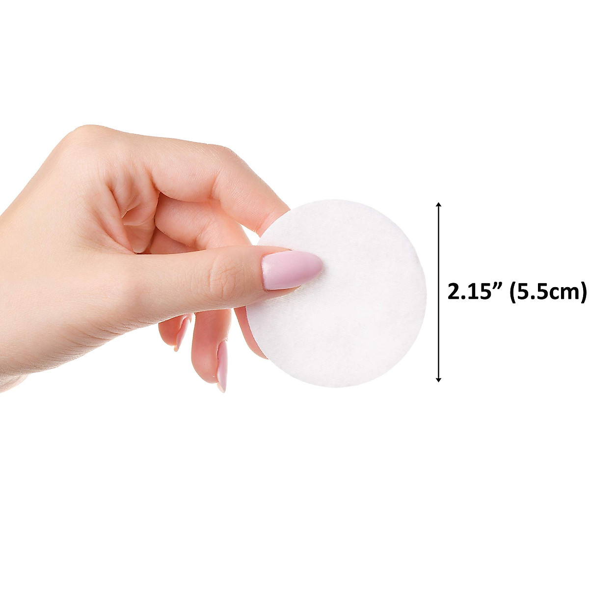 My Cotton Premium Cotton Rounds for Face (3 Pack) | Makeup Remover Pads, Hypoallergenic, Lint-Free | 100% Pure Cotton