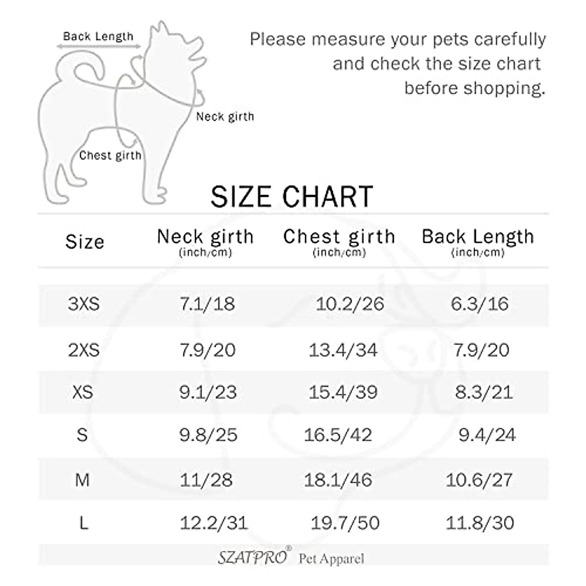 Upgraded Green SZAT PRO Teacup Dog Hoodies, 100% Cotton Puppy Clothes for Small Dogs and Cats, Chihuahua Clothes Pullover Sweaters for Dog Boys and Girls XXX-Small