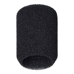 Shure A85WS Black Foam Windscreen for SM85, SM86, SM87A and BETA87A, and BETA87C