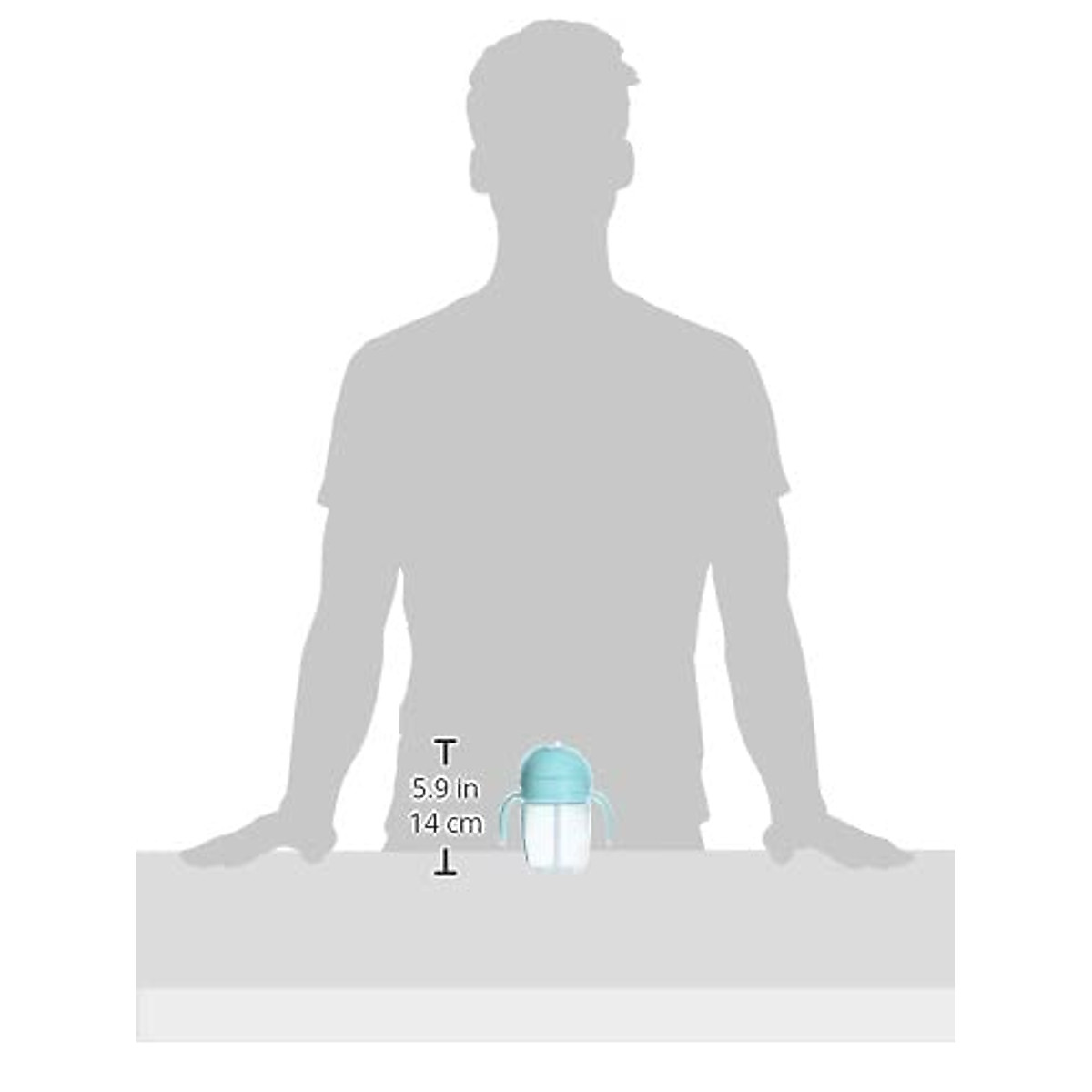 Skip Hop Toddler Sippy Cup, Sip-to-Straw, 2pack