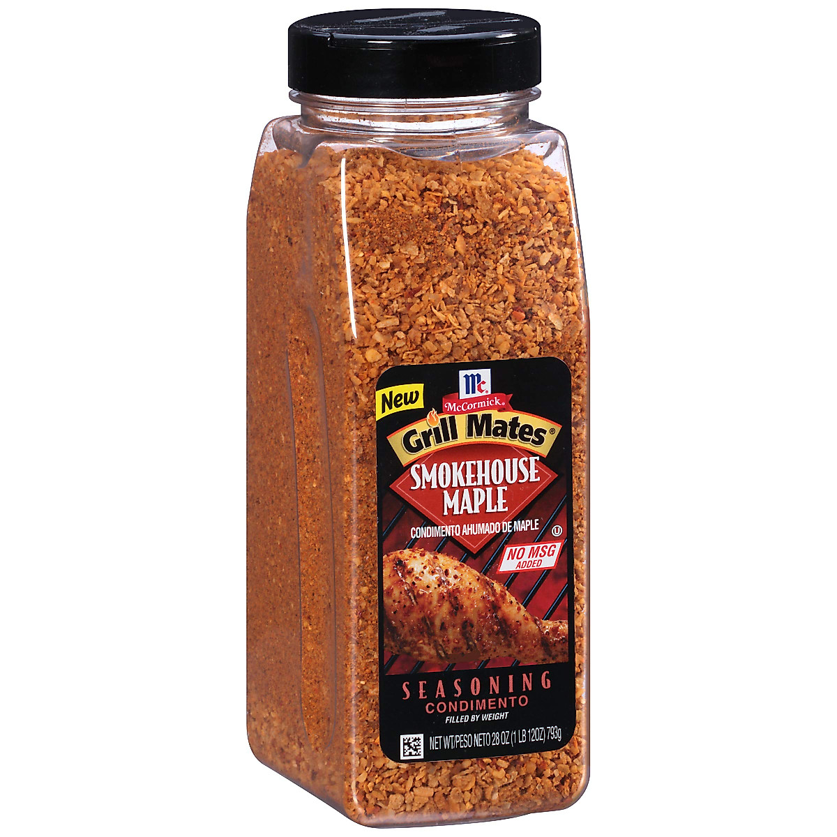McCormick Grill Mates Smokehouse Maple Seasoning, 28 oz & Brown Sugar Bourbon Seasoning, 9.75 oz