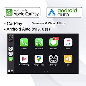 SYGAV Android 10 Car Stereo for 2008-2017 Mitsubishi Lancer EVO X with Carplay Without OEM Rockford Fosgate AMP Radio GPS Navigation Head Unit