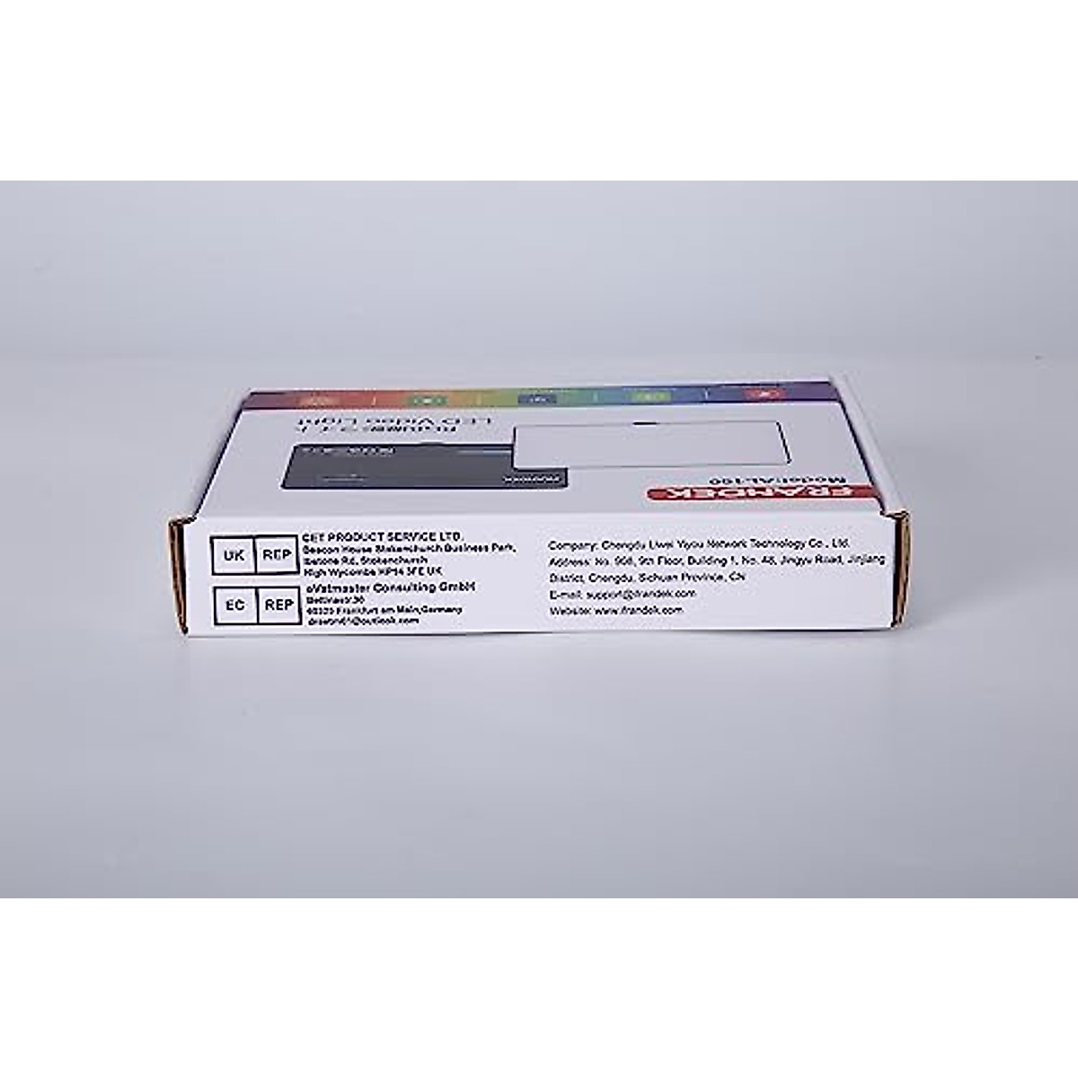 FRANDEK Portable Light for Photography, 4000mAh Rechargeable RGB On-Camera Video Lights 360°Full Color, LED Soft Video Conference Lighting Dimmable 2500K-9000K, Selfie Lighting for Live Streaming