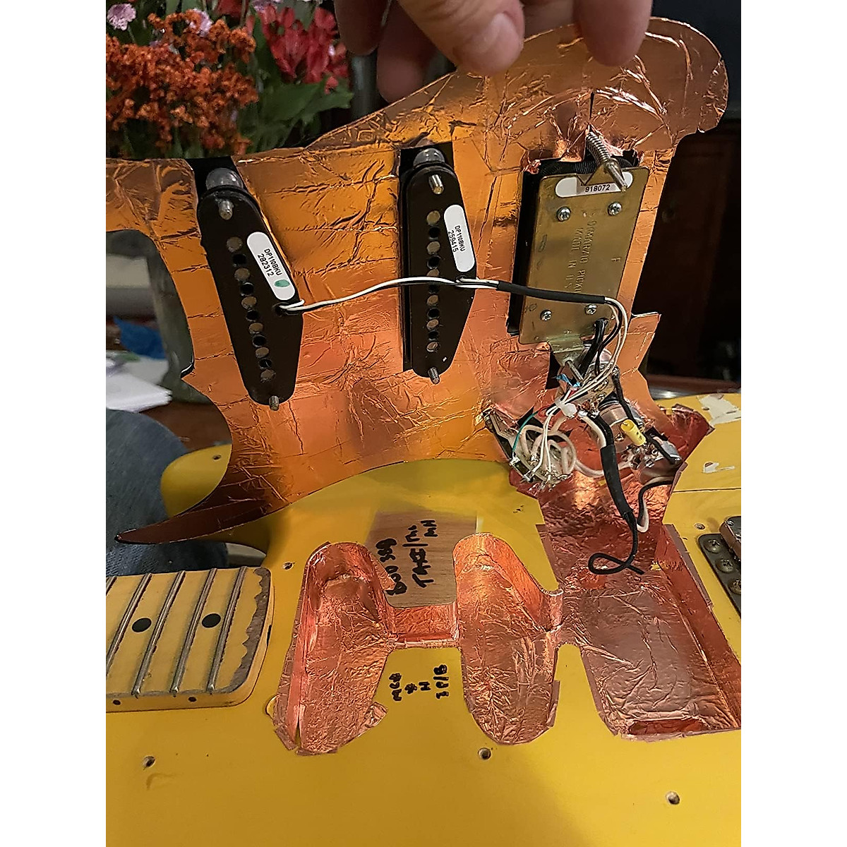 Copper Shielding Tape for Guitars - EMI Shielding, Crafts, Electrical Repairs, Conductive Adhesive, Grounding