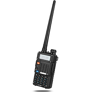 BaoFeng UV-5R 8-Watt (3rd Gen) Handheld Ham Radio with 2 Rechargeable Battery, Dual-Band 2-Way Radio Handheld Walkie Talkies Complete Set with Earpiece and Programming Cable (Pack 1)