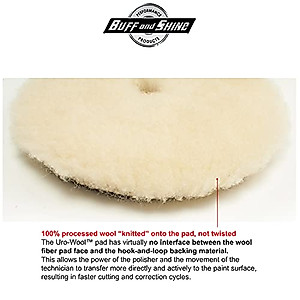 BUFF n Shine 6 Inch URO-Wool Aggresive Cutting Pad