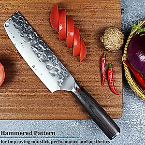 FODCOKI Receive Both-8" Chef Knife and 7" Nakiri Knife