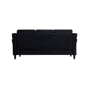 Naomi Home Raelynn Sofa Black/Microfiber