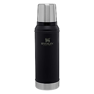 Stanley Classic Vacuum Insulated Wide Mouth Bottle - BPA-Free 18/8 Stainless Steel Thermos for Cold & Hot Beverages – Keeps Liquid Hot or Cold for Up to 24 Hours