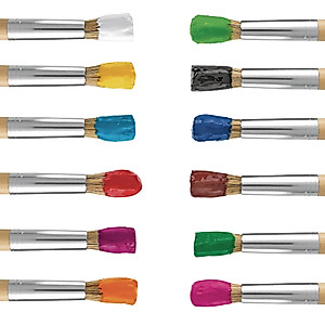 Colorations Washable Tempera Paint, Classroom Art Supplies, School Paints, Gallon Size, 12 Colors, Non Toxic, Bright Bold Color, Kids Paint, Craft, Hobby, Fun, Crafting Supply, Paint Set