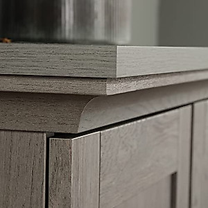 Sauder Miscellaneous Storage Craft & Sewing Armoire, L: 35.112" x W: 21.81" x H: 61.58", Mystic Oak Finish