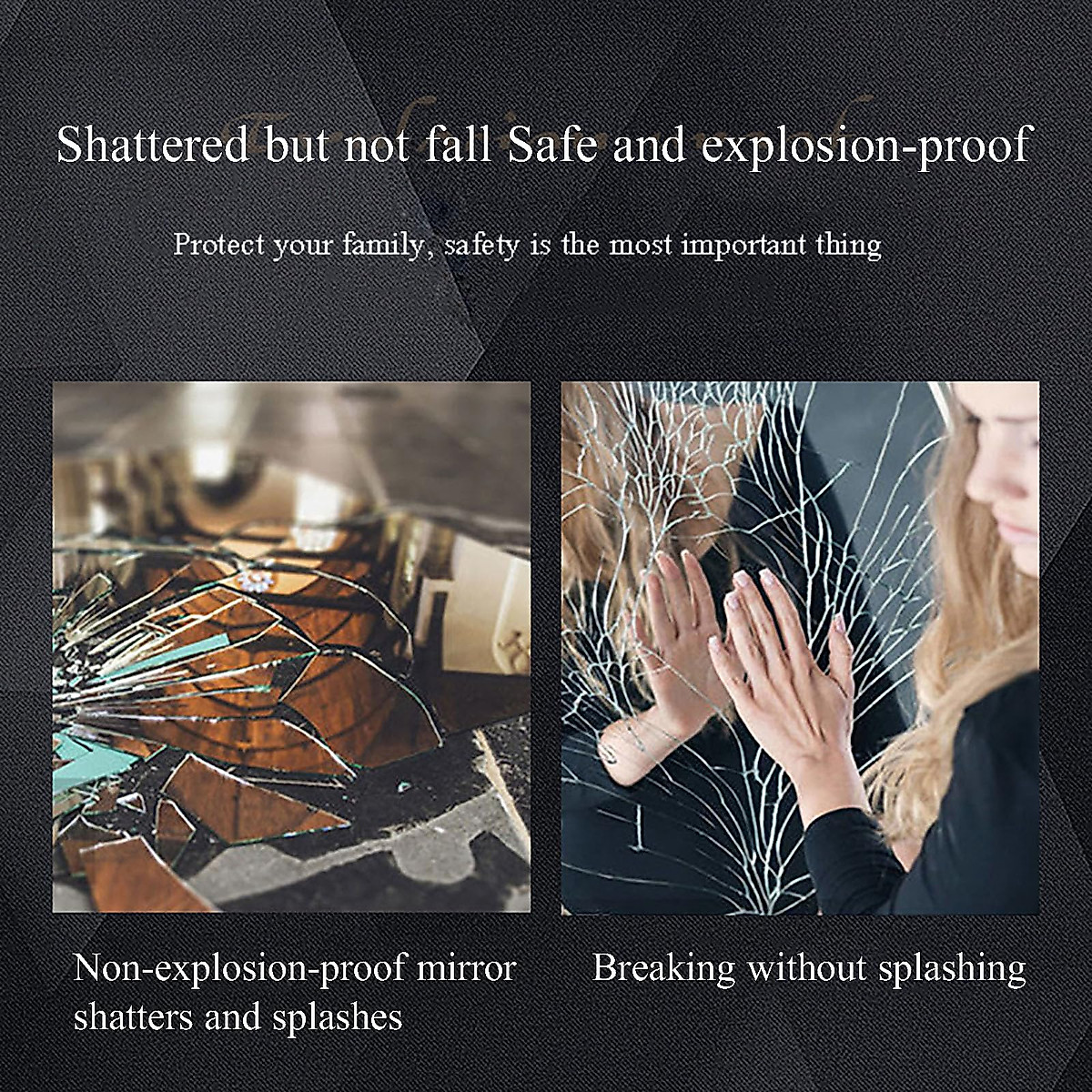 JSLJDM 500 X800 mm Illuminated Backlit LED Bathroom Mirror, Wall Mounted Multifunction Bathroom Vanity Mirror with Lights and Demister Pad, Energy-Saving Illuminated Smart Mirror