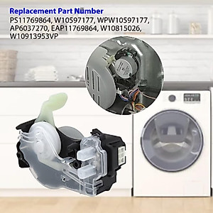 2023 Upgraded W10913953 Washer Shift Actuator for May-tag MVWC565FW0 MVWC565FW1 MVWC565FW2 MVWP475EW0 MVWX655DW0 MVWX655DW1 MVWX655DW2