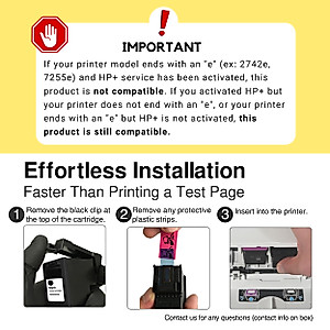 Limeink Remanufactured Ink Cartridge Replacement for HP 64 XL 64XL for Envy Photo 6232 6252 6255 6258 7155 7158 7164 7800 7855 7858 7864 Inkjet Printers (Combo Pack - 2 Black and 1 Color)