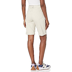 Gloria Vanderbilt Women's Utility Side Tab Bermuda Short, STONEWOOD, 12 Regular