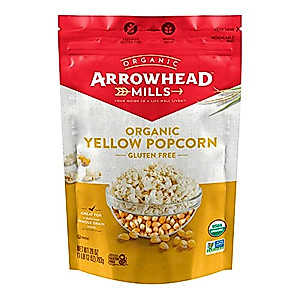 Arrowhead Mills Organic Yellow Popcorn, 28 oz - Pack of 2