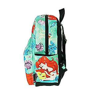 KBNL The Little Mermaid Ariel 12inch Deluxe Oversize Print Daypack A21328 Medium