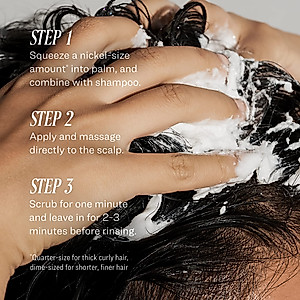 Cuvee Sugar Scalp Scrub - 5 fl oz - Hair Exfoliator - Removes Dead Skin, Oil, Sweat & Dirt - Ideal for Flaky/Oily Scalps - Champagne-Infused Formula with Resveratrol & Ceramides - Color Safe