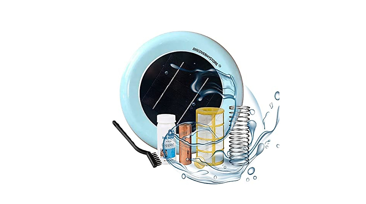 Efficient Solar Pool Ionizer - Reduce Chlorine Use by 85%