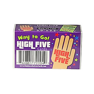 High Five Appreciation Cards — Box of 100 Cards for Teachers, Employers, Friends, Co-Workers, Family