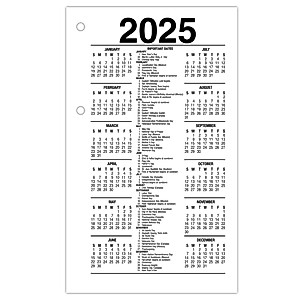 AT-A-GLANCE 2023 Daily Desk Calendar Refill, 3-1/2" x 6", Loose Leaf (E71750)