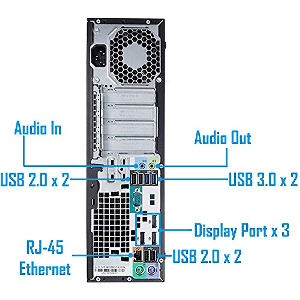 HP z230 Workstation SFF Desktop Computer, Intel Core i7-4770 Upto 3.9GHz, 32GB RAM, 1TB SSD + 500GB HDD, HD Graphics 4600 4K, DisplayPort, HDMI, Wi-Fi, Bluetooth - Windows 10 Pro (Renewed)