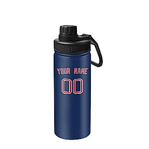 ANTKING Boston Tumbler Travel Mug Coffee Cup Custom Name Number for Men Women Youth Gifts