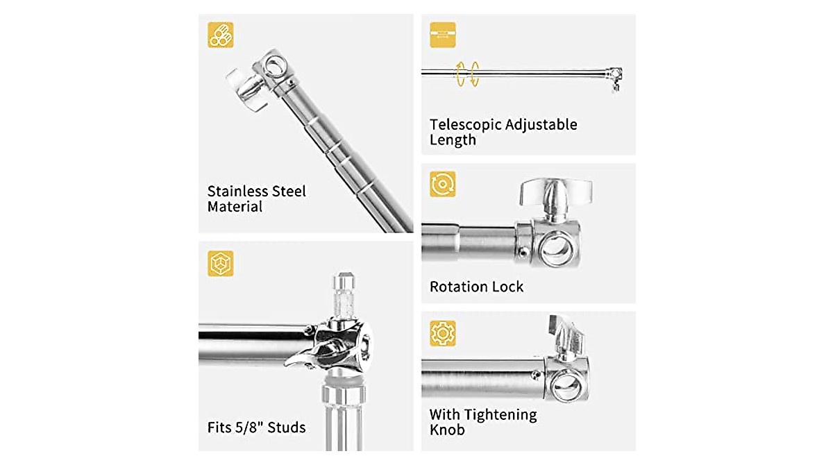 Pro Stainless Steel Telescopic Crossbar - 10 ft Adjustable