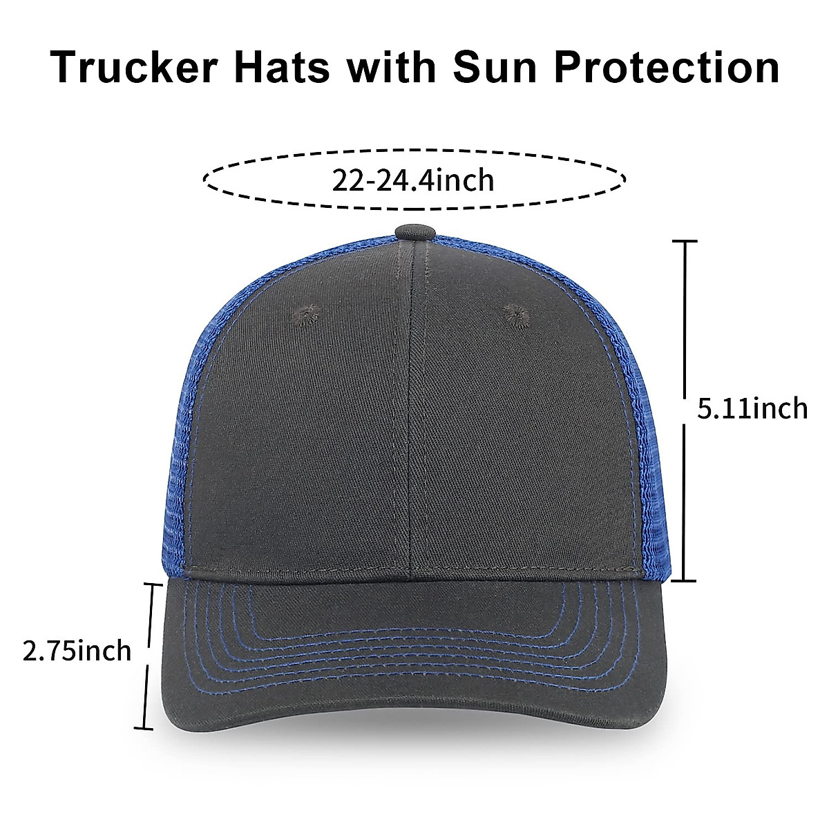 Crazy Era kozinu Unisex Trucker Hats Blank Mesh Snapback Hats Sport Plain Baseball Caps Adjustable Fitted Hat