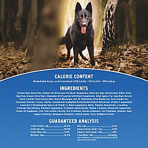 Annamaet Original Ultra Formula Dry Dog Food, 32% Protein (Chicken & Brown Rice), 5-lb Bag