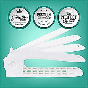 ZCX Space Saving Adjustable Shoes Organizer Rack for Closet Easy Shoe Stacker for Sneakers, Low Heels, High Heels Shoe Racks