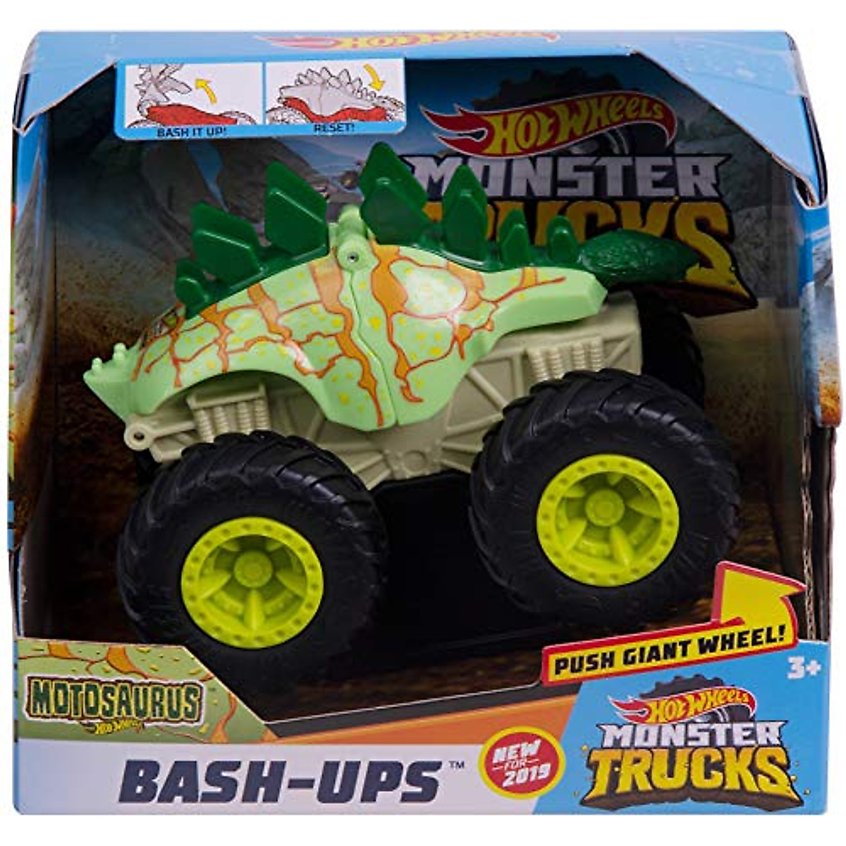 HOT WHEELS MONSTER TRUCKS 1:43 BASH-UPS AST Vehicle