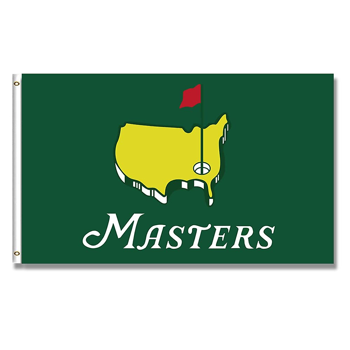 Kasflag Masters Flag Golf Banner Flag Tapestry (3x5 Feet,Heavy Duty, 150D Polyester) For College Dorm Man Cave