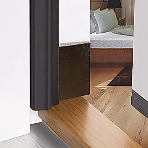 Door Corner Seal Exterior Door Frame Seal Wedge Draft Stopper with Adhesive 4 Pack, White