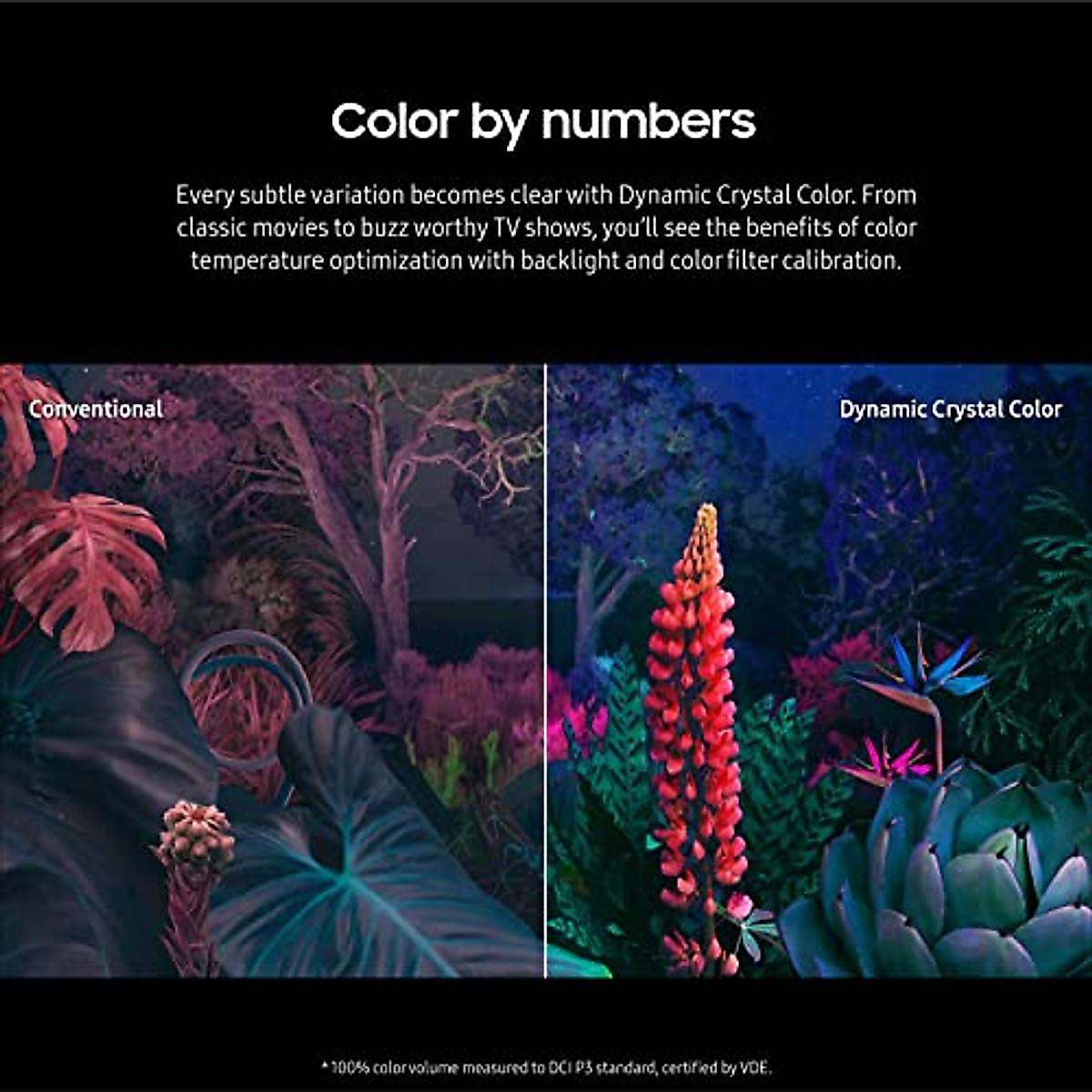 SAMSUNG 50-Inch Class Crystal UHD 4K CU8000 Series PurColor, Object Tracking Sound Lite, Q-Symphony, Motion Xcelerator, Ultra Slim, Solar Remote, Smart TV with Alexa Built-in (UN50CU8000, 2023 Model)