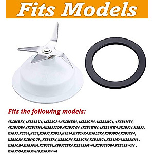 KSBGCB Blender Blade With Rubber Gasket Seal Replacement Part For KitchenAid KSBGCB 9704291