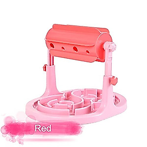 FUUIE Bowls for Food and Water SUPREPET Interactive Pet Dog Cat Food Bowl Puppy Feeder Puzzle Toy Slow Feeder for Dog Kitten Cat IQ Training Automatic Feeders (Color : Blue)