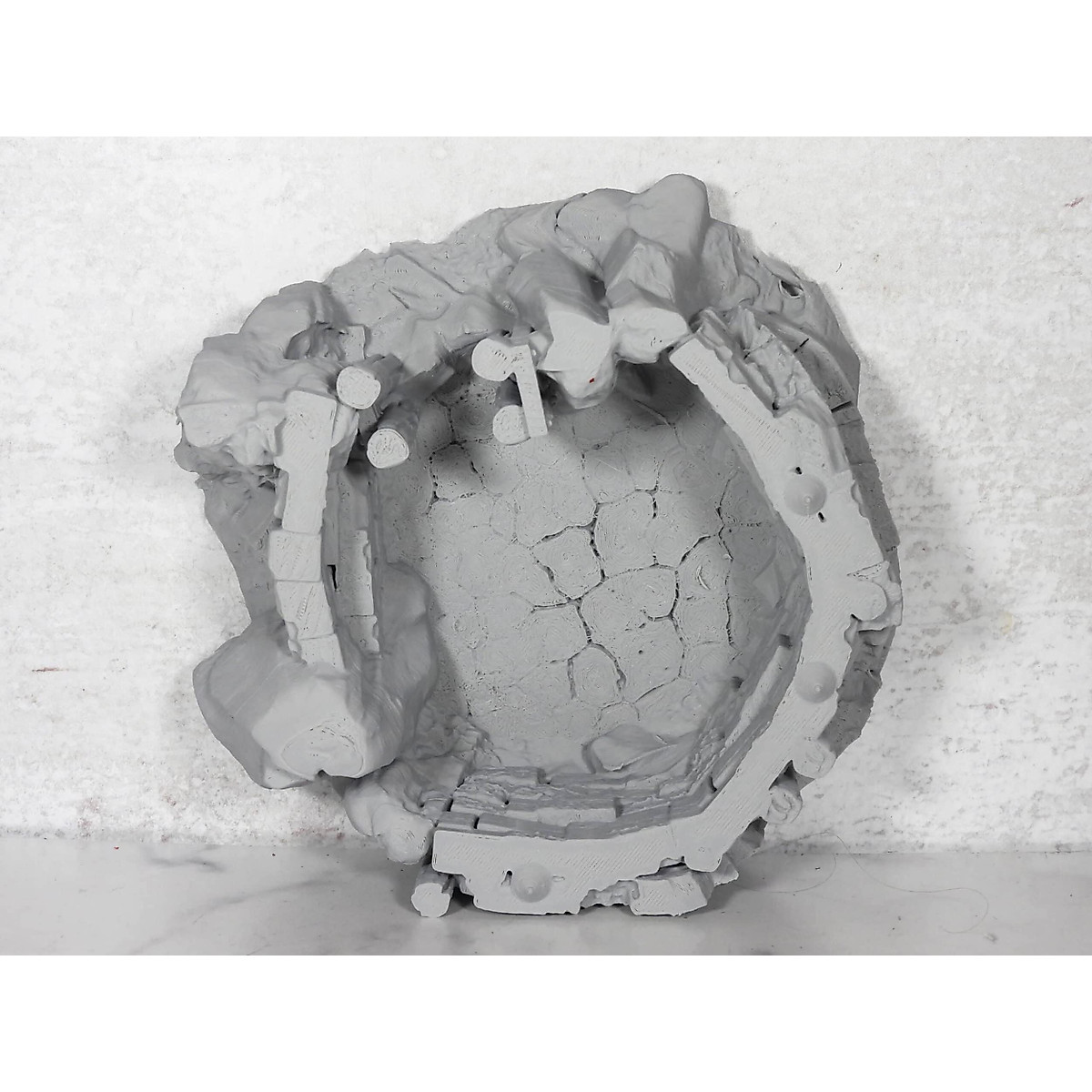 3D Printed Miniature: Badland Orc House #1 by GameScape3D