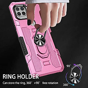 Mobile Phone Case Bag Full Protective Case for Infinix Smart5 Case,Heavy Duty Hybrid Shockproof Protective Case with [360° Rotatable Kickstand] TPU Bumper Drop Protective Covers Back Cover Case