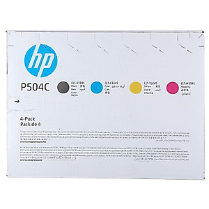 Samsung CLT-P504C - 4-Pack - Black, Yellow, Cyan, Magenta - Original - Toner Cartridge (SU400A) - for Samsung CLP-415, CLX-4195, MultiXpress SL-C1453, C1454, Xpress SL-C1404, C1810, C1860