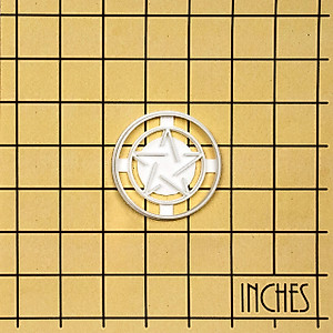 Pentagram Star cookie cutter, 1 piece - Bakerlogy